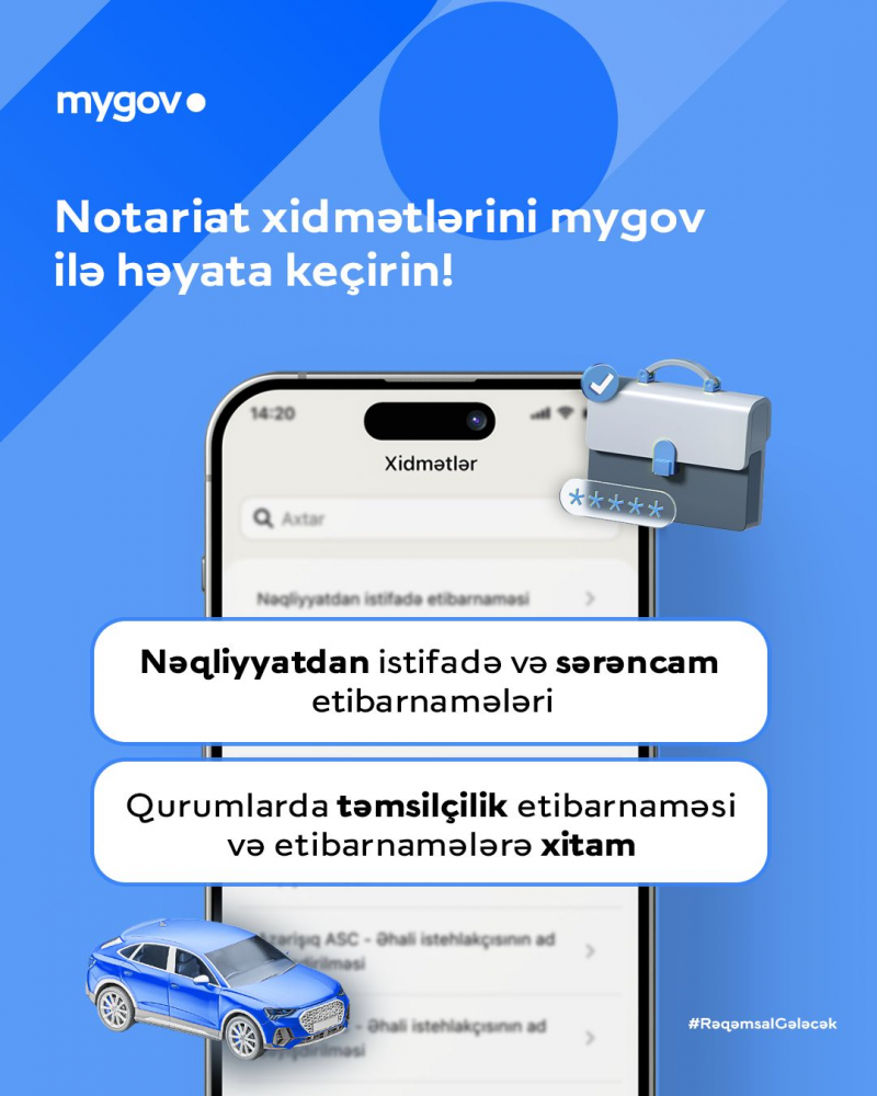 Notary services are now available on the "mygov" platform! - Tech.az