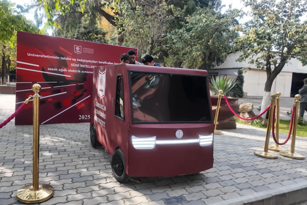 Presentation of a smart electric car was held in Ganja - Tech.az