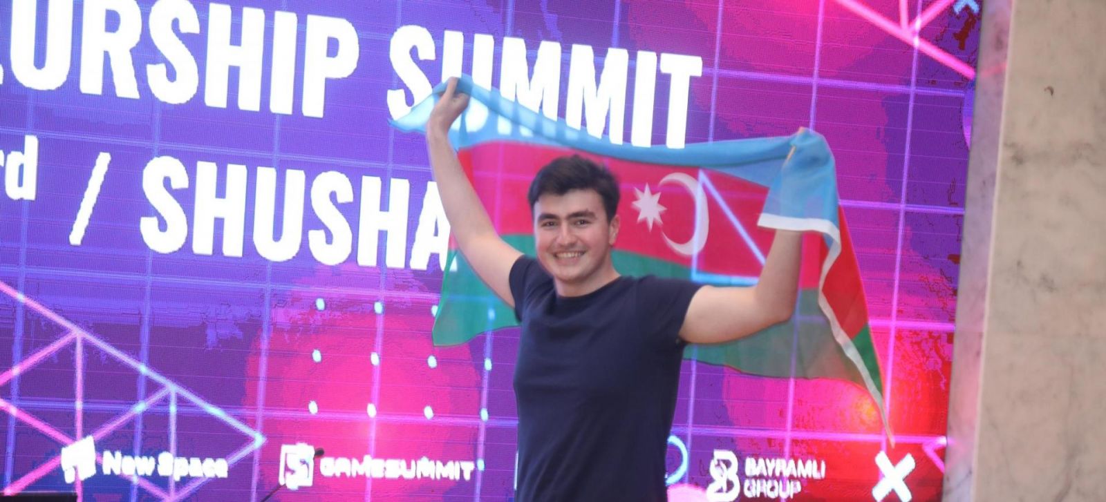 An awarding ceremony for the winners of the A-Hub Acceleration Program ...